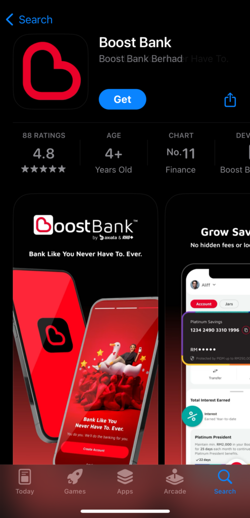 Boost Bank 数字银行利息最高5%，还出了Debit Card！申请步骤详解 - Spark Spark Finance