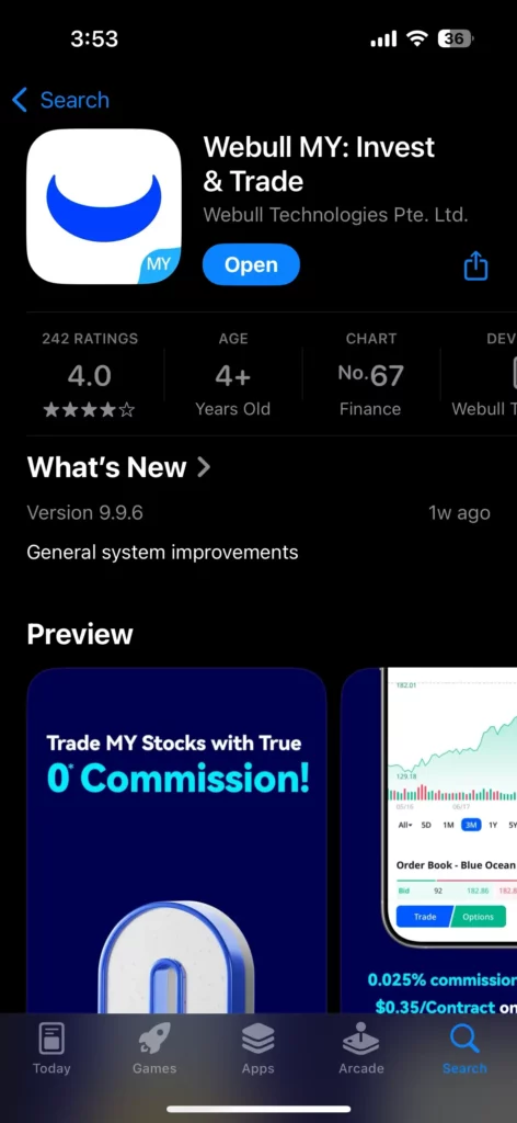Webull马来西亚投资平台Review：出金马上到账，佣金也很低！ - Spark Spark Finance